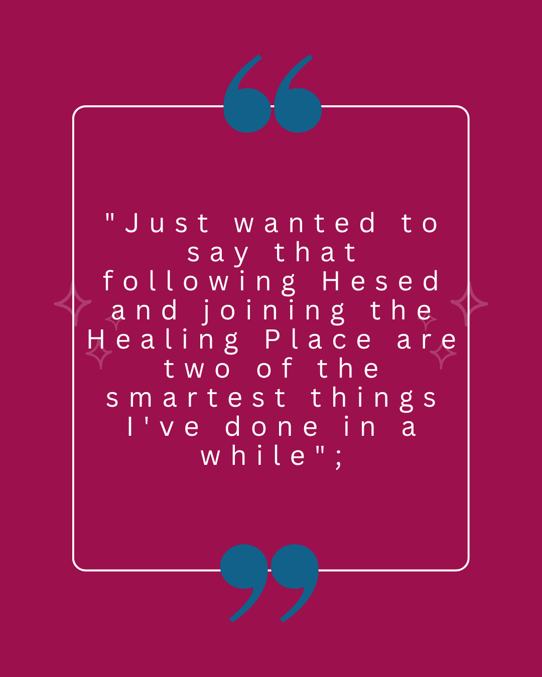 Wanna Heal?’25 – Hesed Place